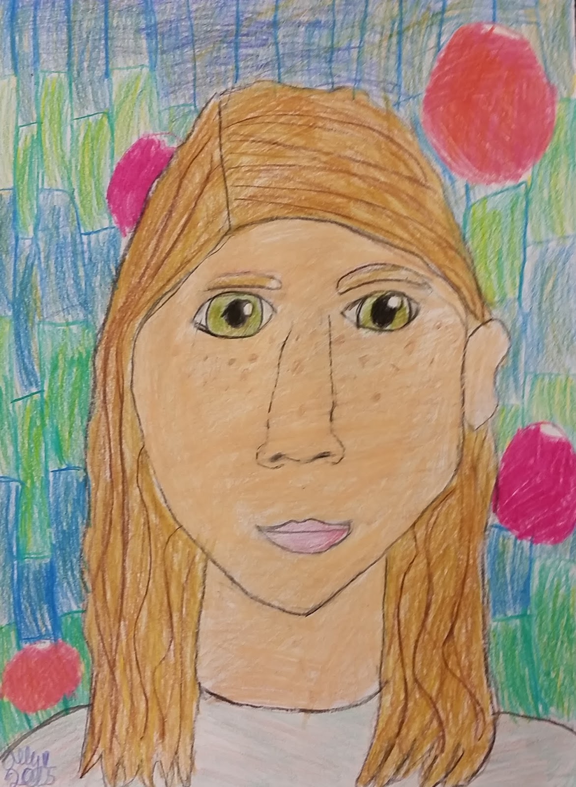 ART ROCKS : 4th grade self-portraits