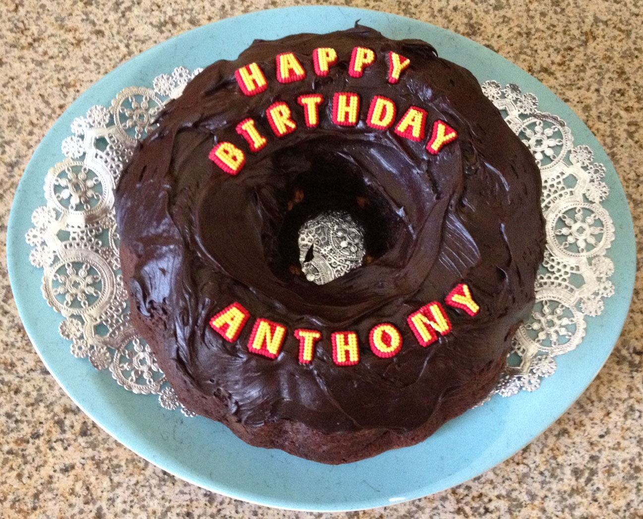 Dear Diary: ANTHONY'S BIRTHDAY (stuff I made for it)