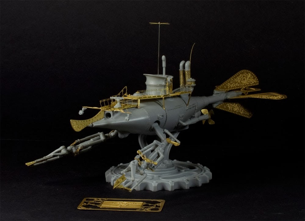 Kampfgruppe 1/144: 1/144 Steam Punk Submarine - Alliance Model Works