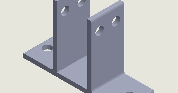 Portafolio de Diseño Técnico con SOLIDWORKS: Soporte de pared