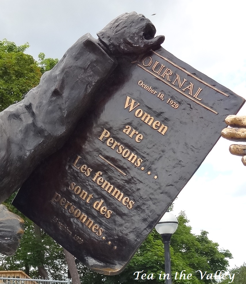 Tea in the Valley: Women are Persons!