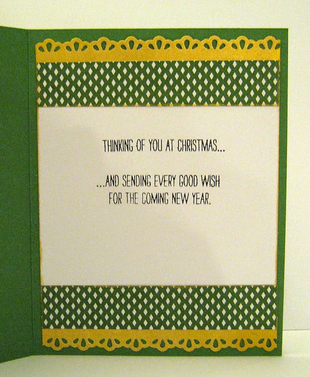 StamperJoyce's Creative Corner: "Almost" My Christmas Cards!