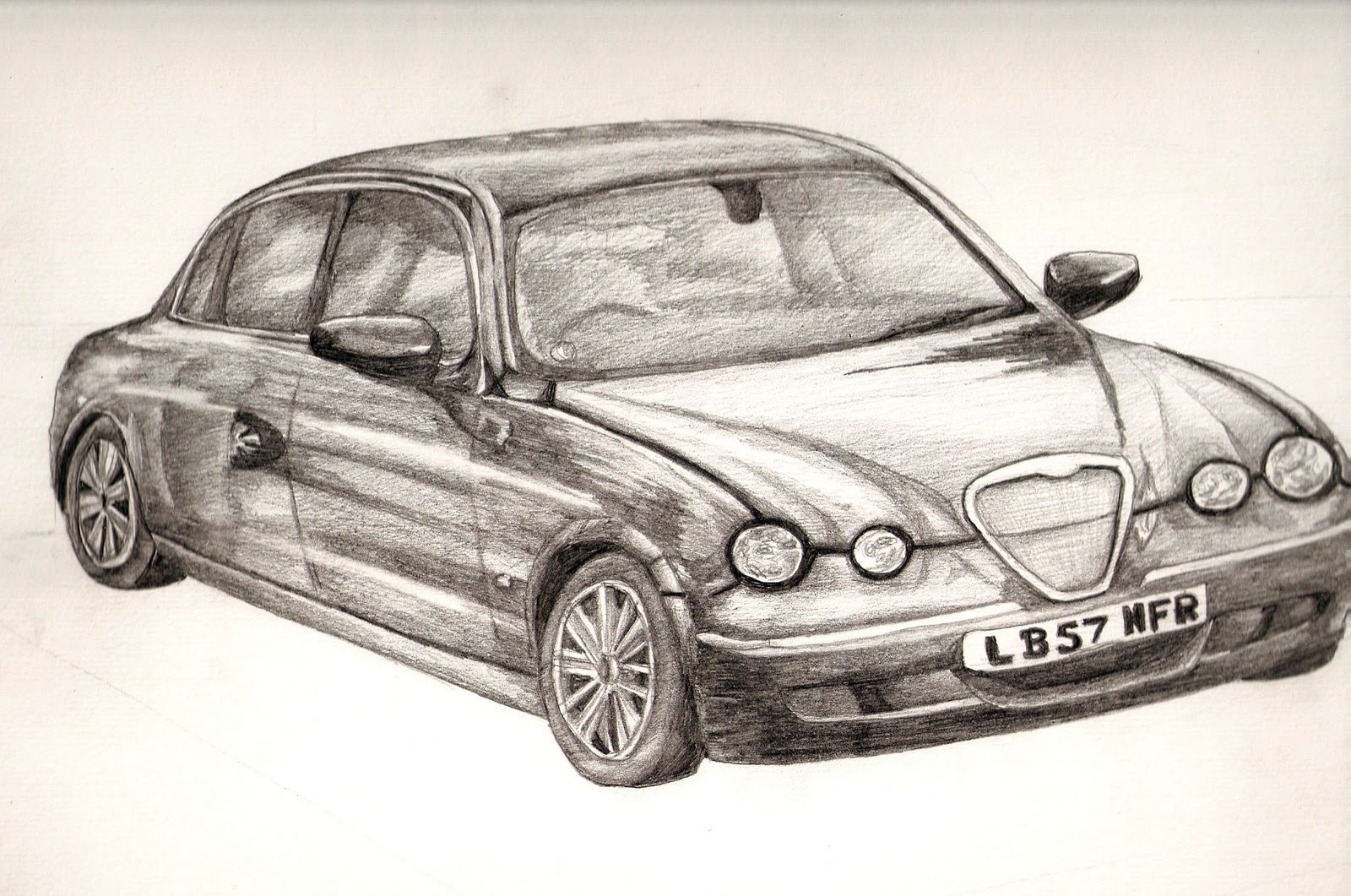 Dango 'The Incredible' Mango: Work Review ~Car Two-Point Perspective