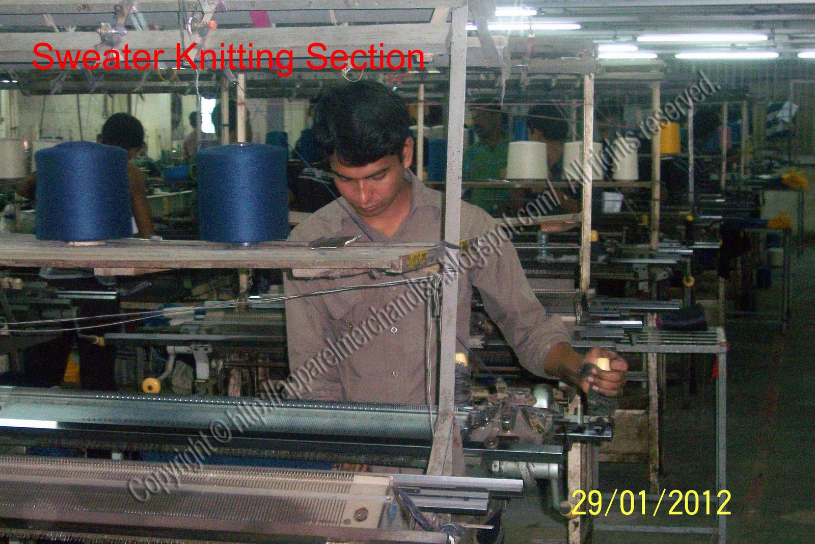 Textile & Clothing Info: Making process of a Sweater