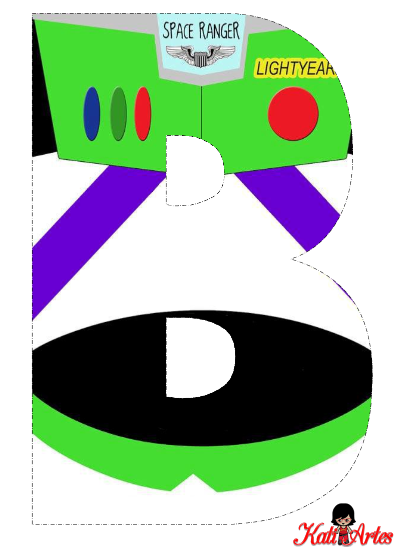 Alfabeto de Buzz Light Year. Toy Story. - Oh my Alfabetos!