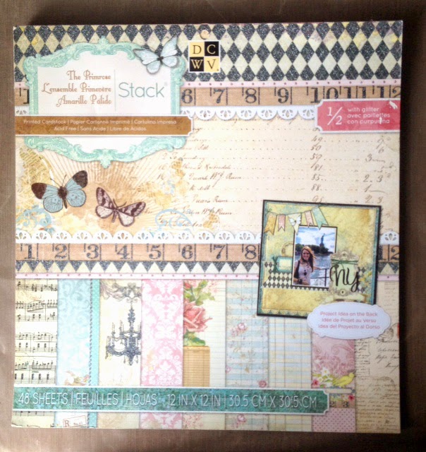 Scrappytale: DCWV The Primrose Stack collection envelope album