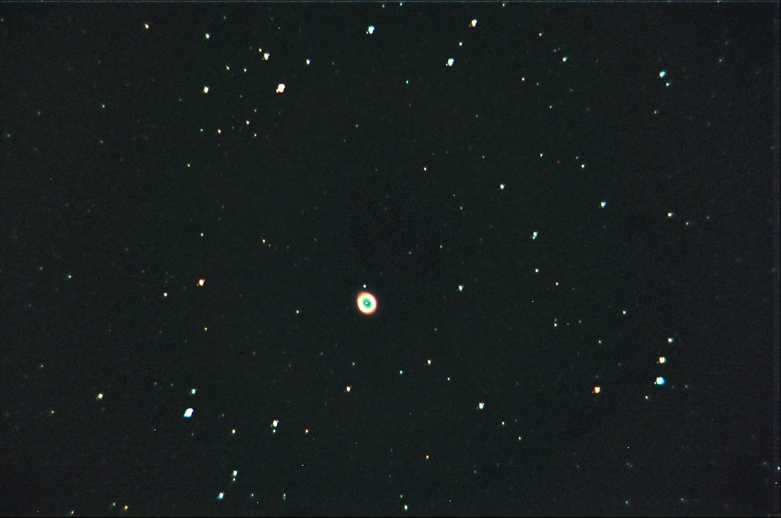 Astrofotografía Urbana: Nebulosa Planetaria de Lyra (M57) fotografiada ...