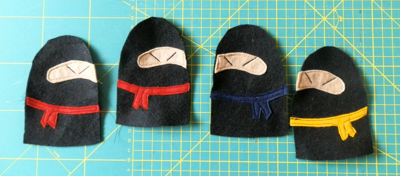 top notch: ninja finger puppets - part 1
