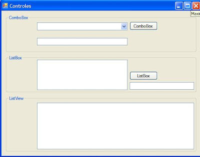 ComboBox, ListBox y ListView en VB.NET ~ PABLETORETO
