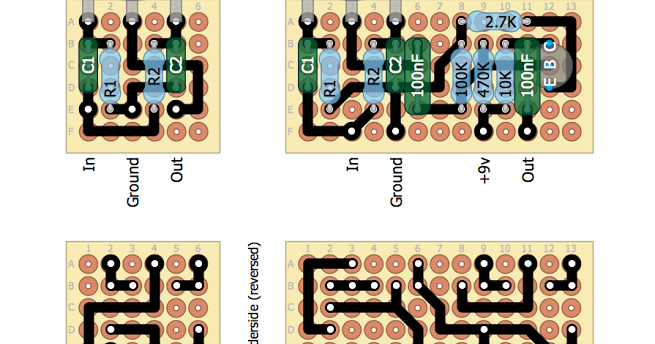 Perf and PCB Effects Layouts: BMP Tone Stack