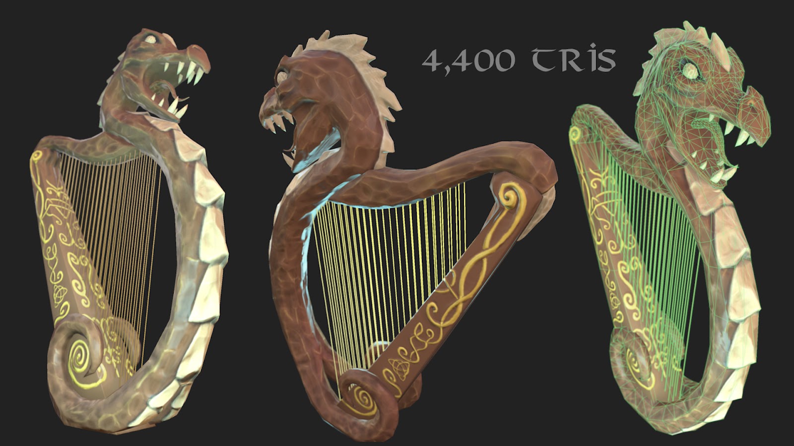 Cailon Earl @ omegawolfd@gmail.com: Dragon Harp