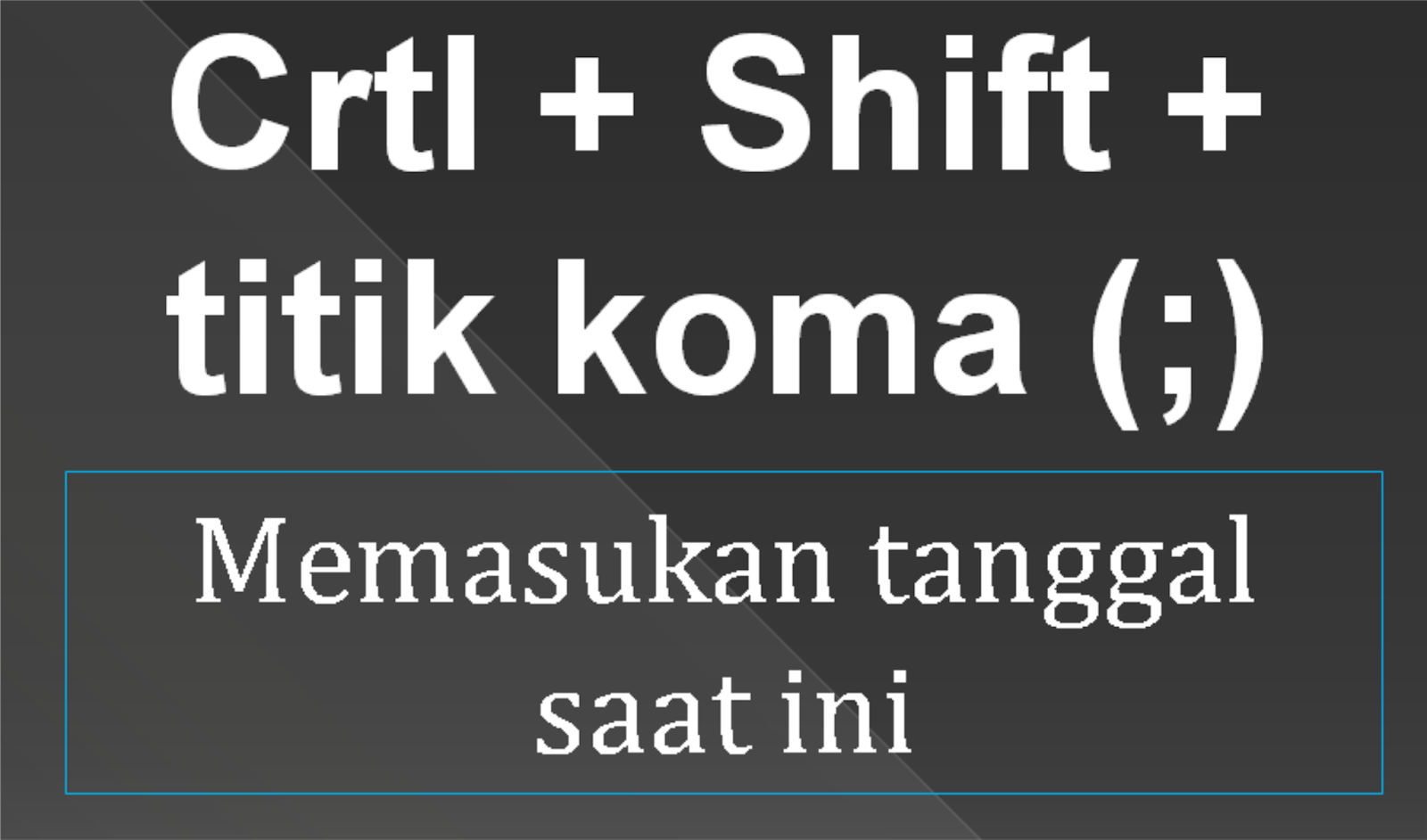 Aldika-Net: Mengenal Fungsi Keyboard Pada Microsoft Exel