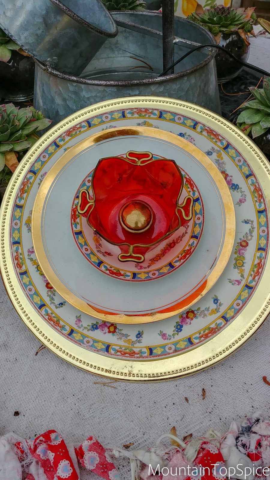 Glass Flower Plate Tutorial | Mountain Top Spice