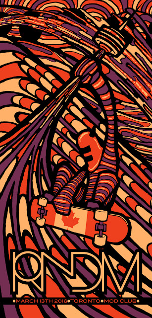 INSIDE THE ROCK POSTER FRAME BLOG: Brad Klausen Toronto RNDM Poster ...