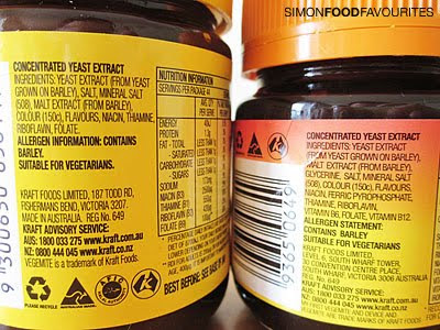 Simon Food Favourites: My First Vegemite: Taste testing the 50 per cent ...