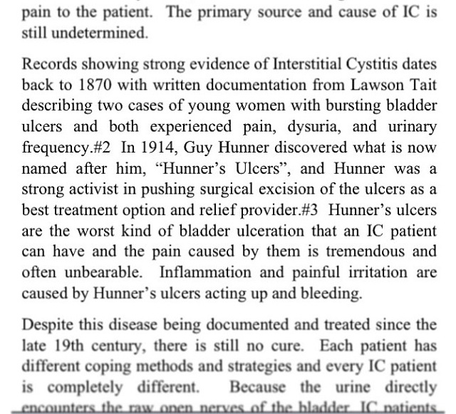 Oklahoma Women's IC & Pelvic Pain Support: Hunner's Ulcers Explained ...