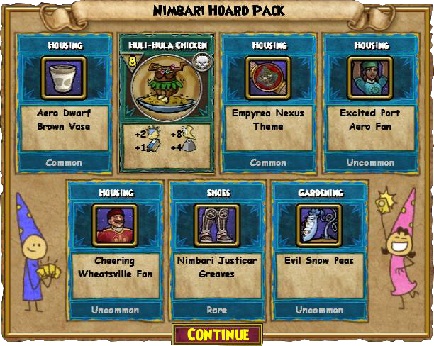 Wizard101 Nimbari Hoard Pack Review - Swordroll's Blog | Wizard101 ...