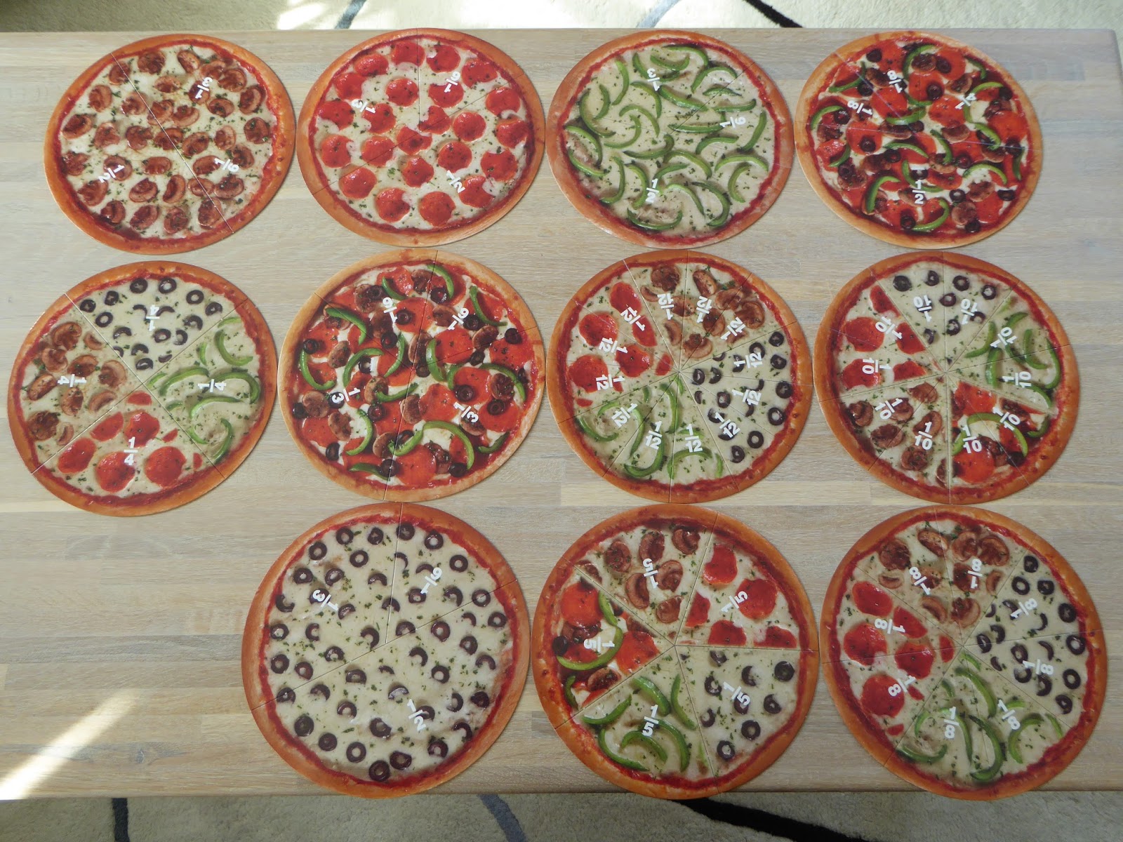 Family FECS: Pizza Fraction Fun Board Game