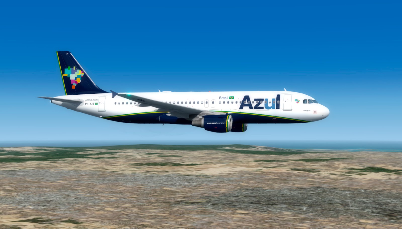 Aviação Arte: Airbus A320 Azul PA