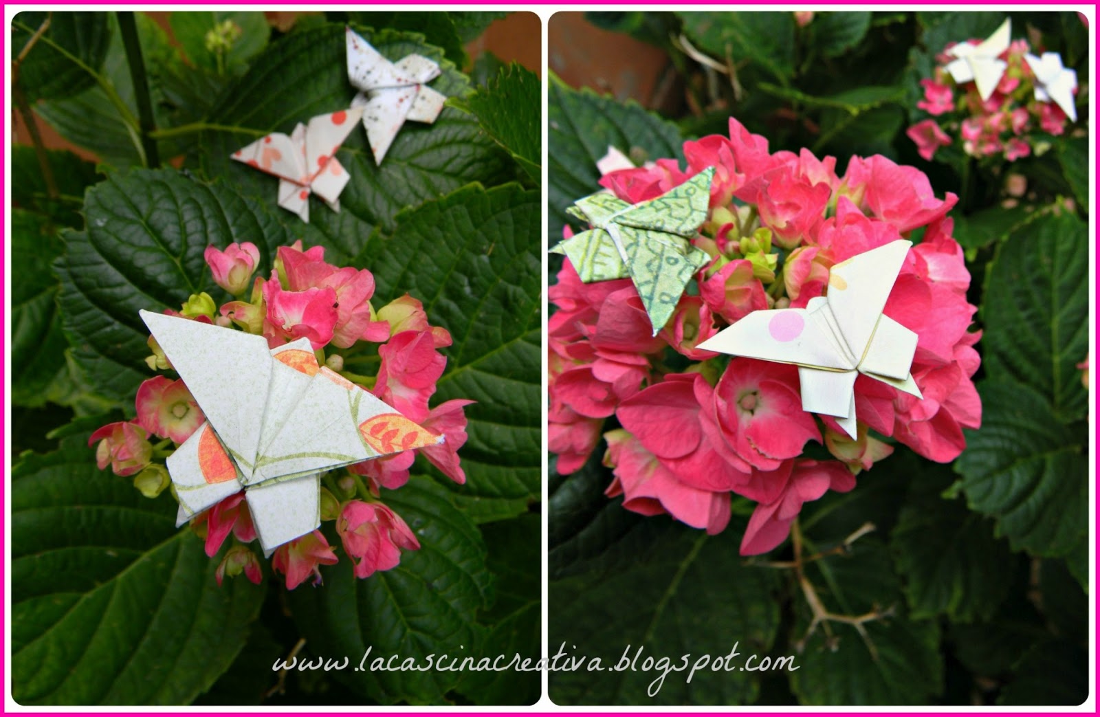 la cascina creativa: Farfalle origami