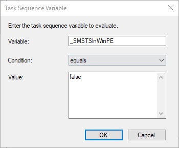 SCCM Task Sequence GUI - How to set up the TS to work with a GUI