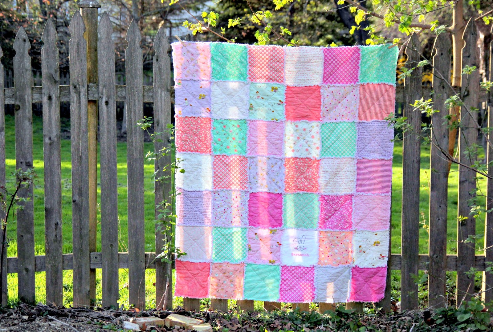 Some Bunny Loves You: Easy Rag Quilt Tutorial - The Cottage Mama