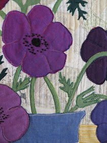 Knotted Cotton: Bloggers' Quilt Festival: Anemones