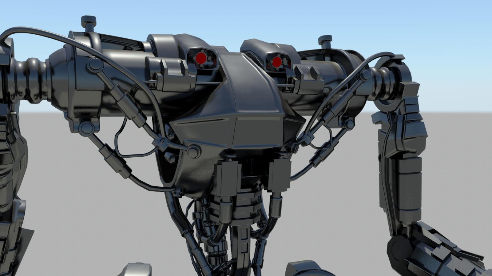 3D Models by J Rathore: Guess who is Back! Terminator---Arnold ...