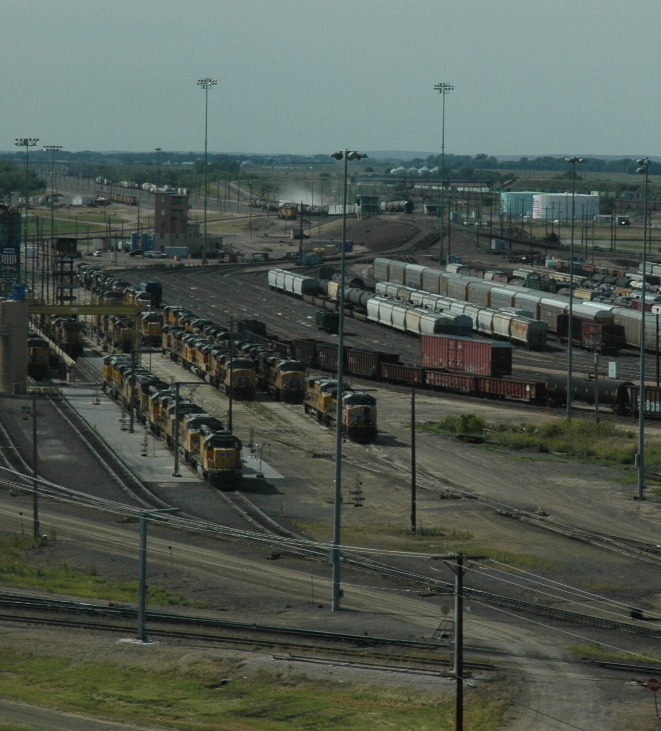 Cook Travelogue 2007-8-9: Bailey train yard, North Platte, Nebraska
