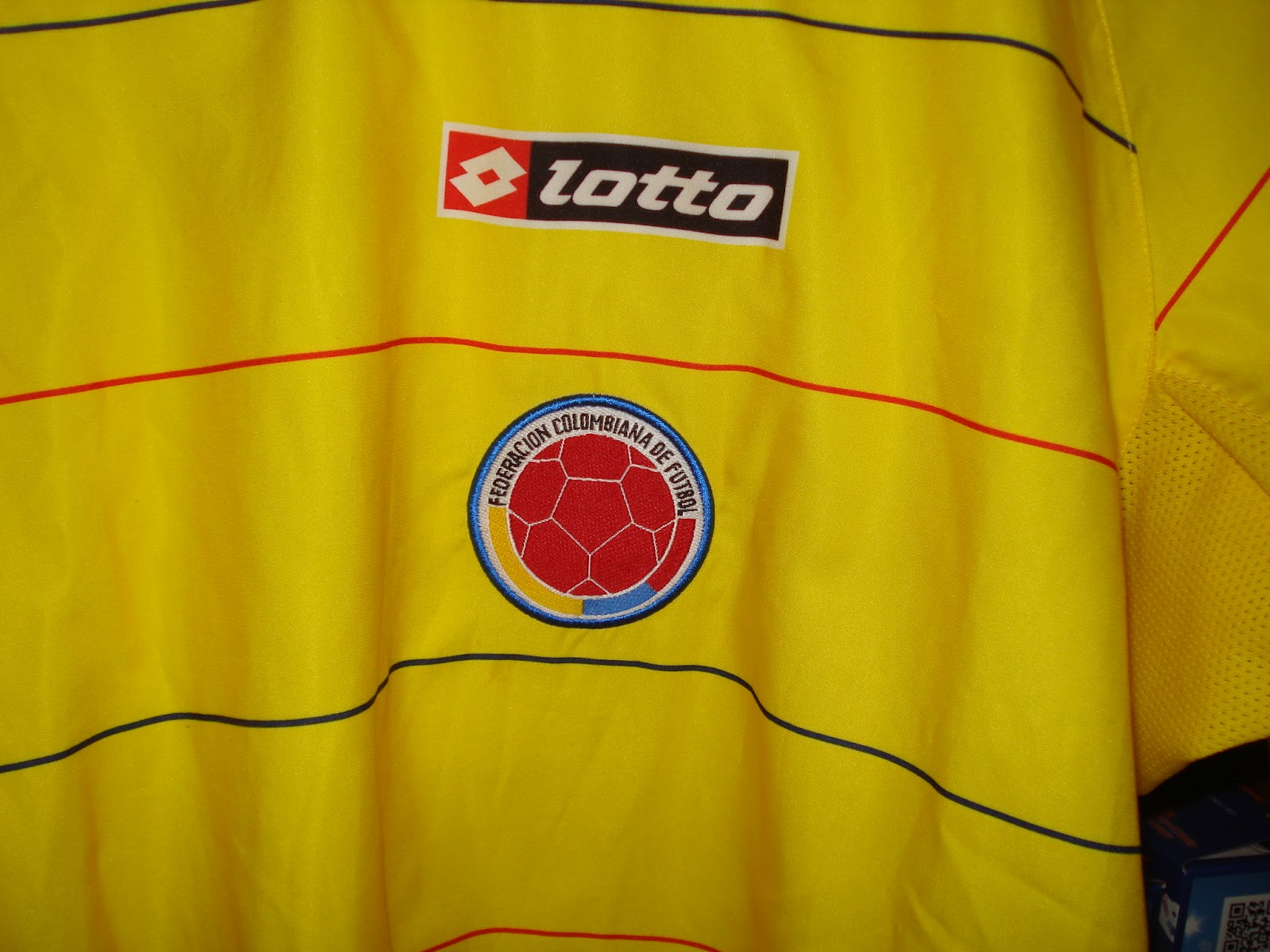 Coleccionistas de Futbol: Camisa Selección Colombia Lotto 2004 - 2007