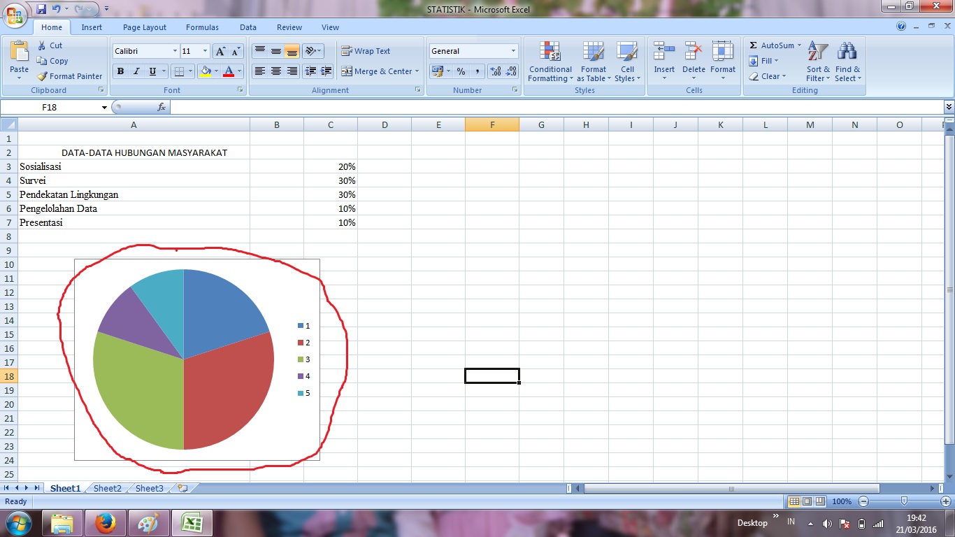 CARA MEMBUAT DIAGRAM DI MICROSOFT EXCEL