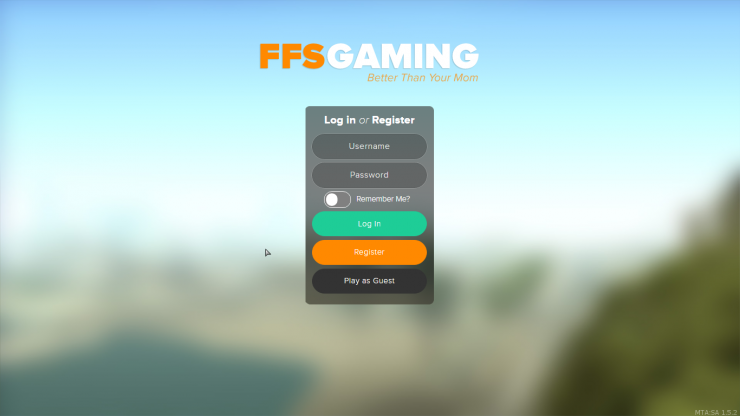 [MTA-SA] Painel Login FFS - MTA Brasil