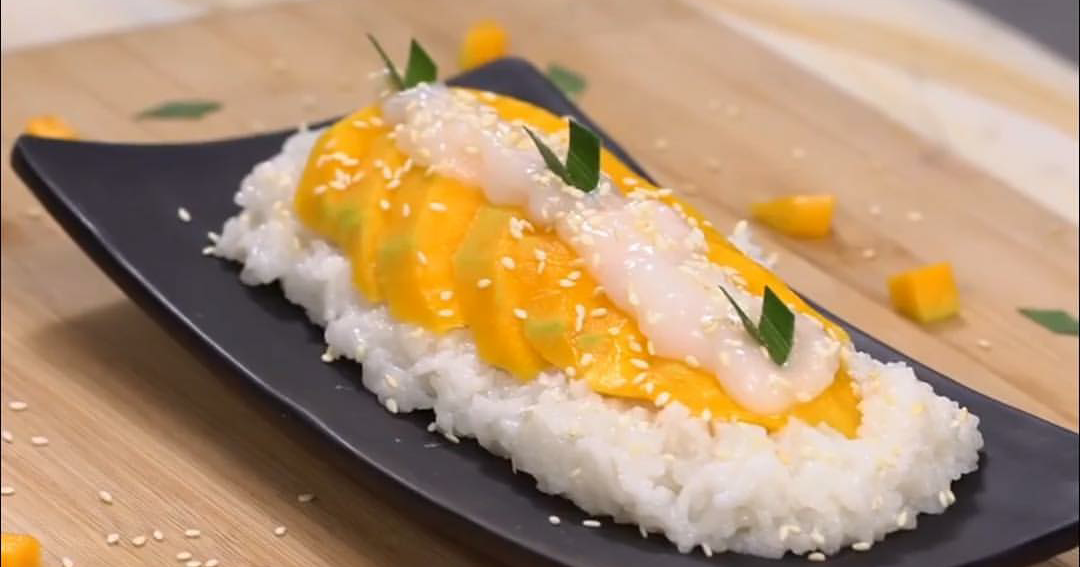 Cara membuat Mango Rice Sticky