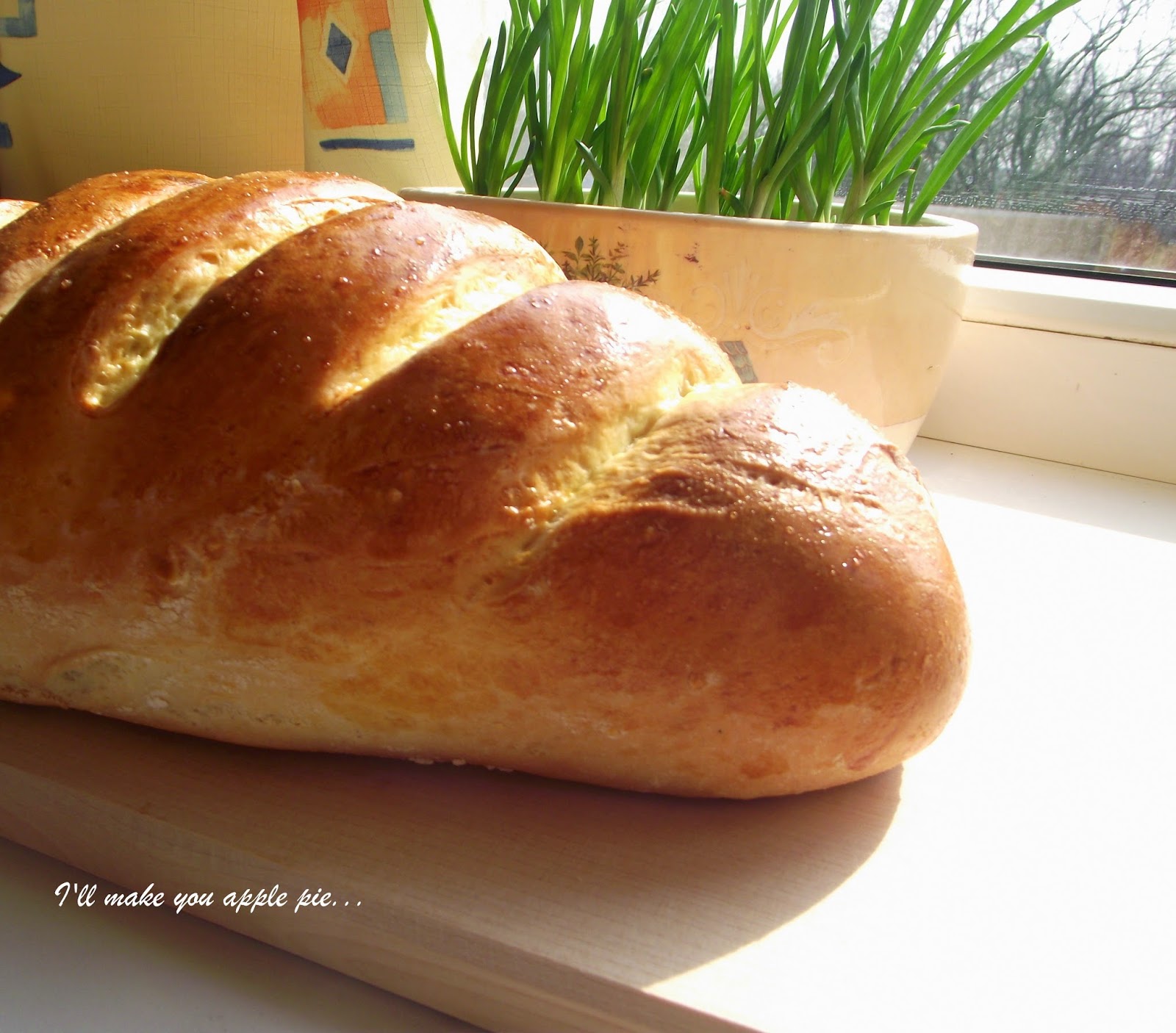 I'll make you apple pie...: Naminis batonas