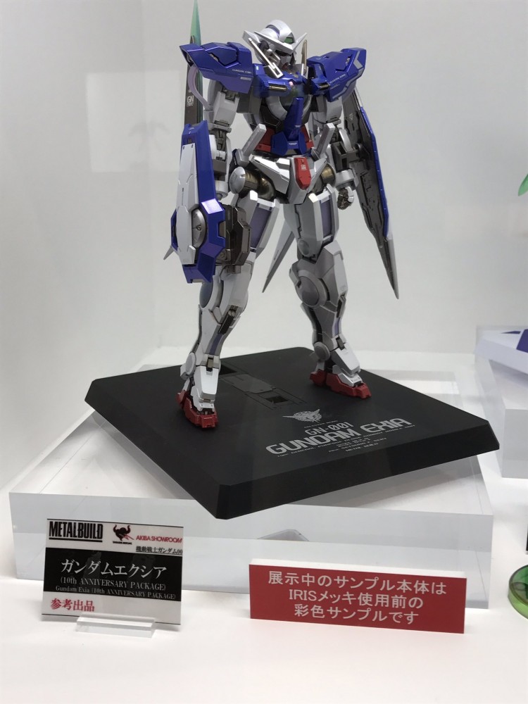 Metal Build Gundam Exia 10th Anniversary Package Exhibited at Tamashii ...