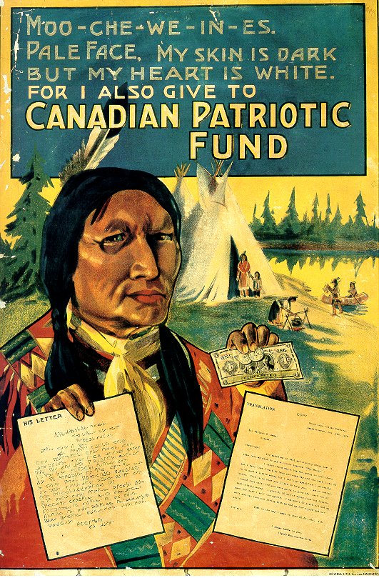 Peterborough during the First World War 1914 - 1918.: First Nations ...