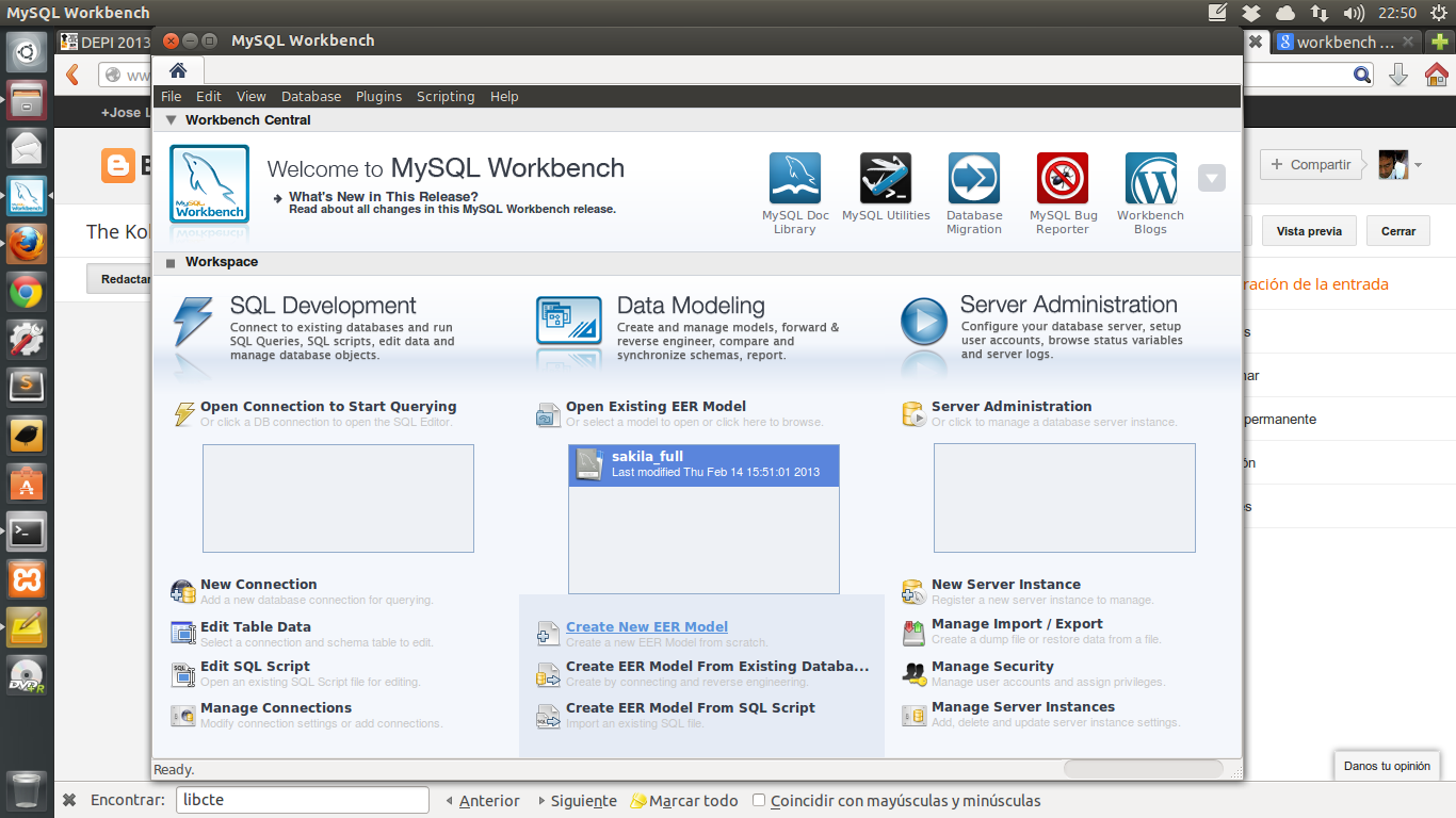 The Kobi Notes: Instalar Workbench en ubuntu 13.04
