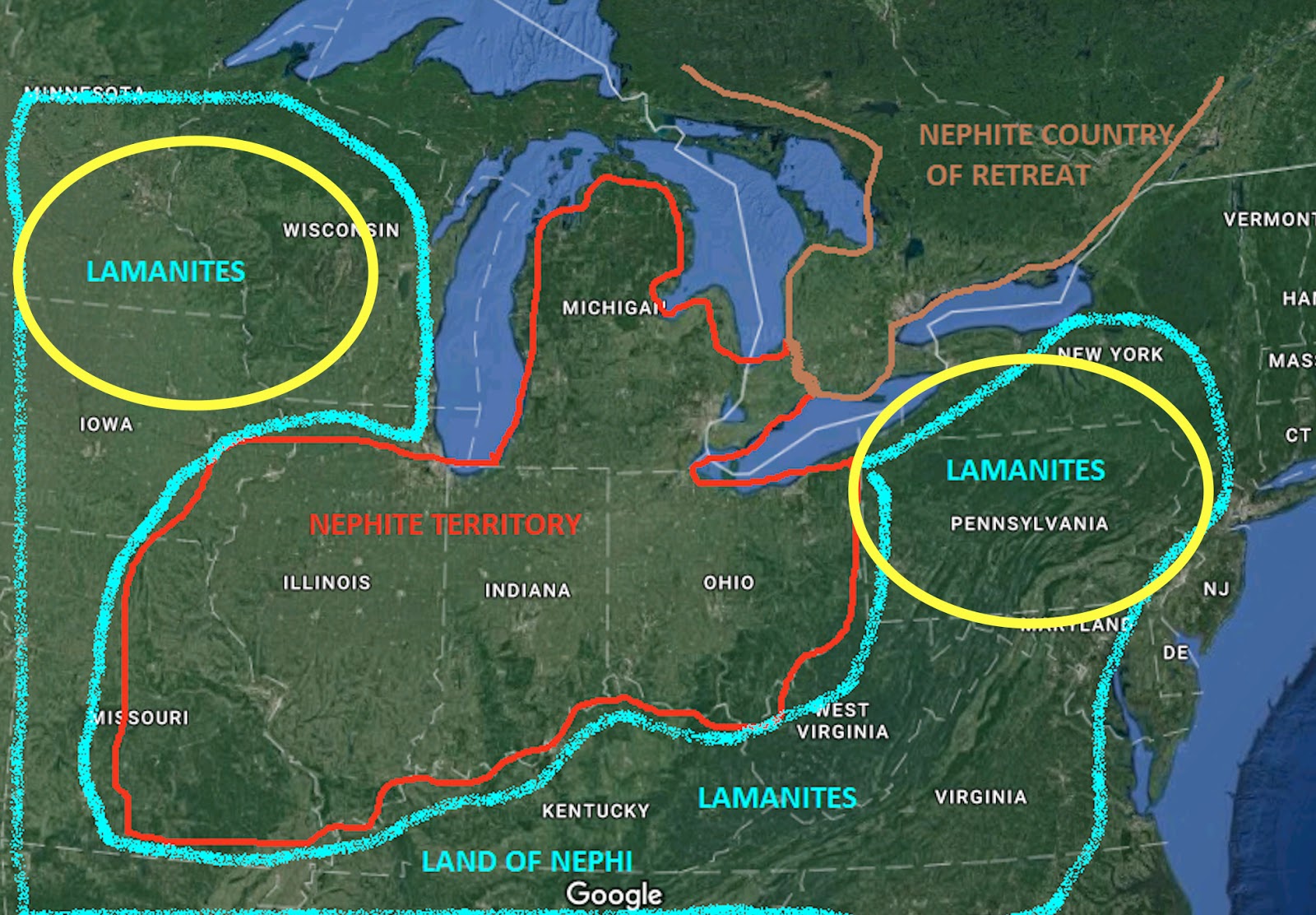 NephiCode: Answering a Reader’s Eastern U.S. Model – Part II: The Map ...