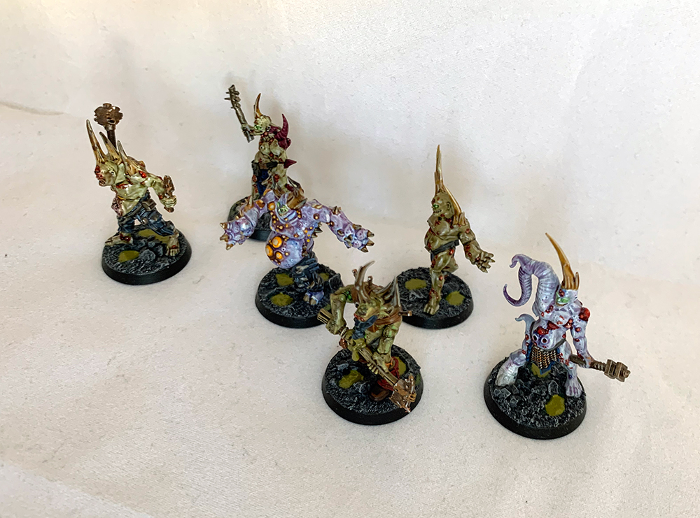 Sword of templar: Army Showcase - second unit of easy to build Pox Walkers