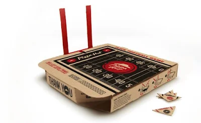 Pizza Hut Unveils Playable Flick Football Pizza Boxes