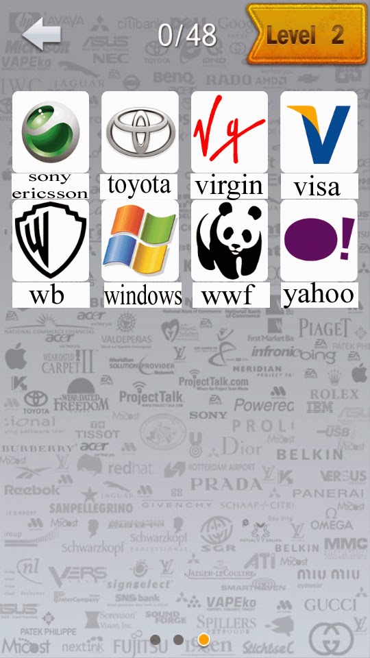 Logo Game Answers Level 2 Ea