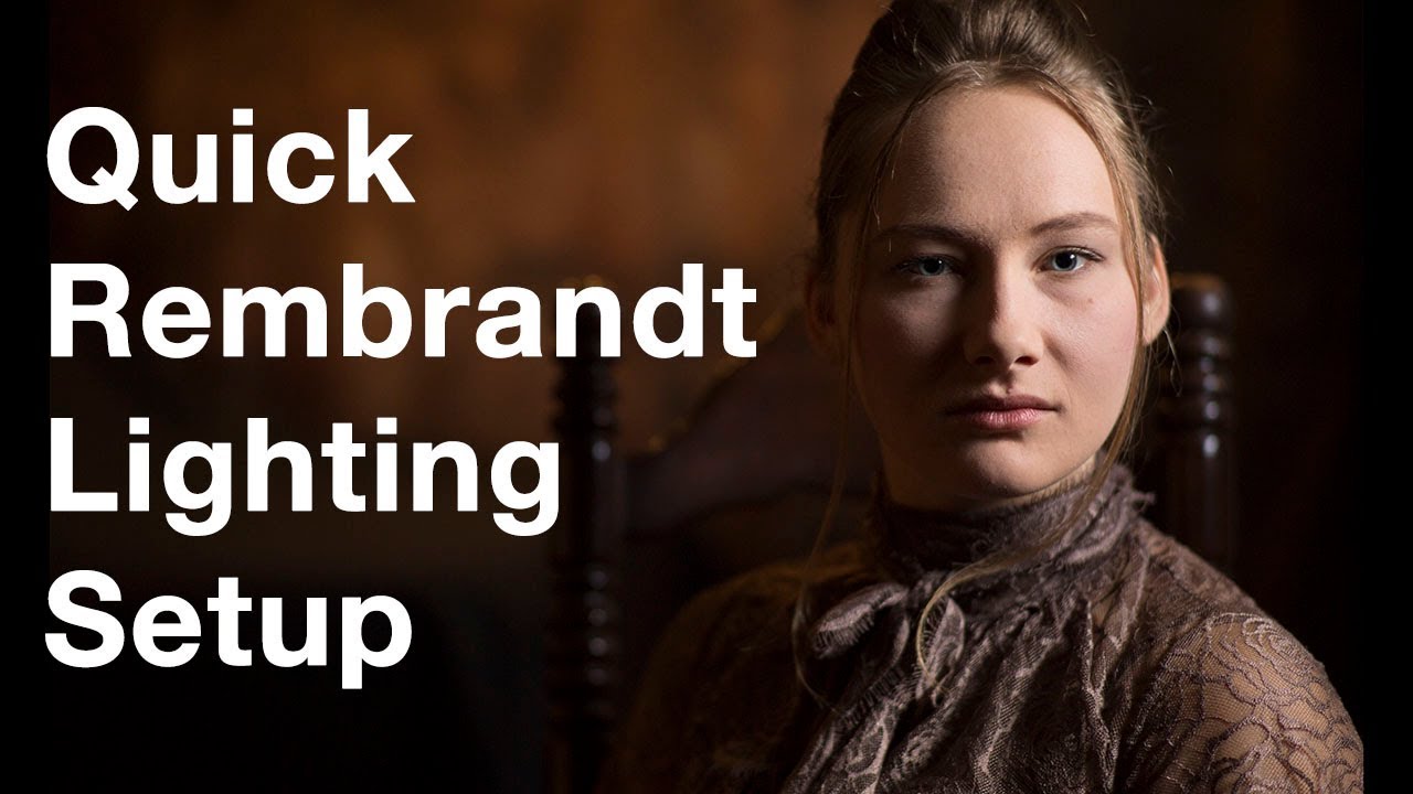 Photography Tips-Quick Rembrandt Lighting Setup - Blog Photography Tips ...