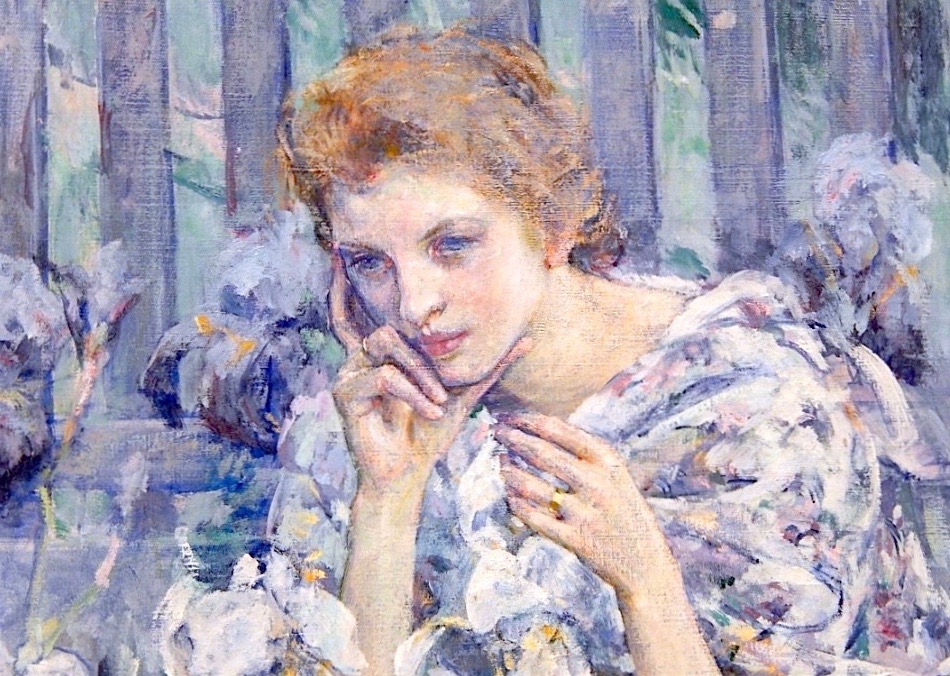 Art Contrarian: Up Close: Robert Lewis Reid's Fleur de Lys