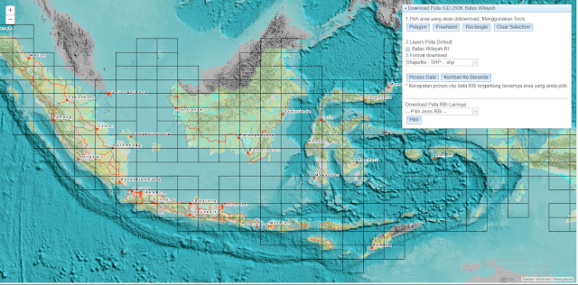 Download Peta RBI dari BIG (Bakosurtanal) - Cara Lain | Share to The World