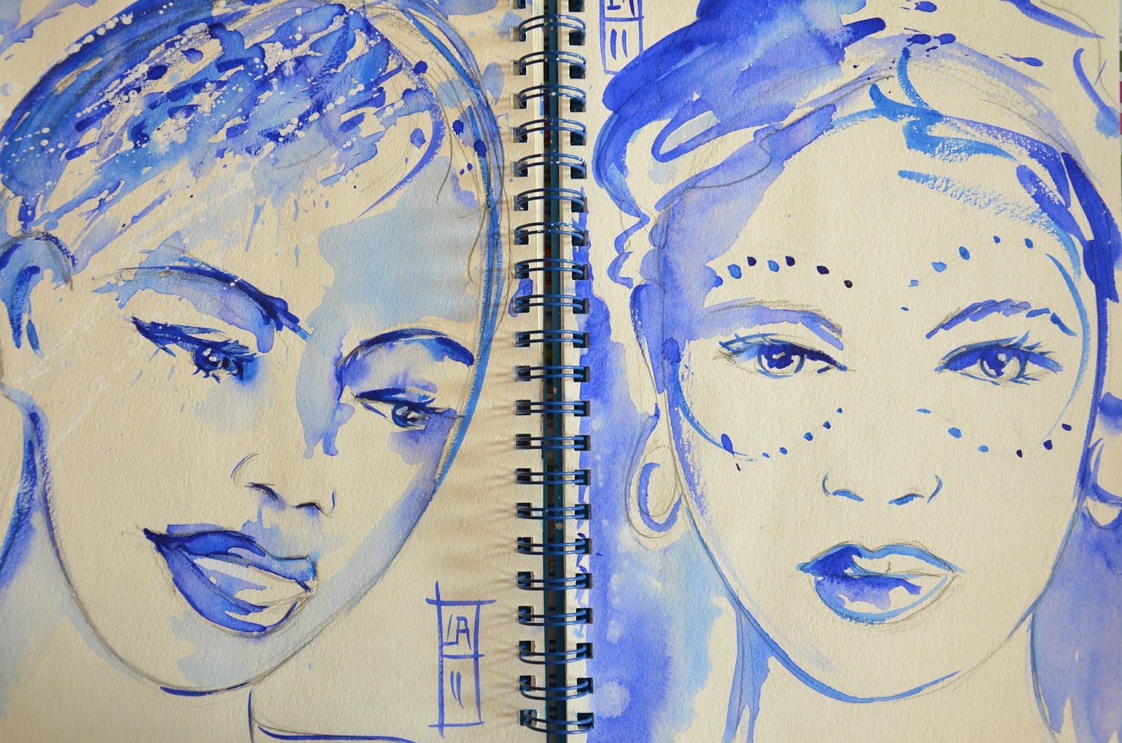 Lydia Roche Art - portrait femme Afrique art contemporain dessin ...