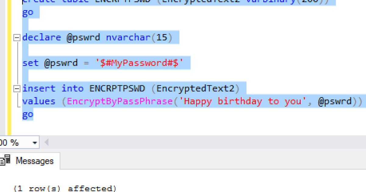 HodentekMSSS: Encrypting email password in SQL Server