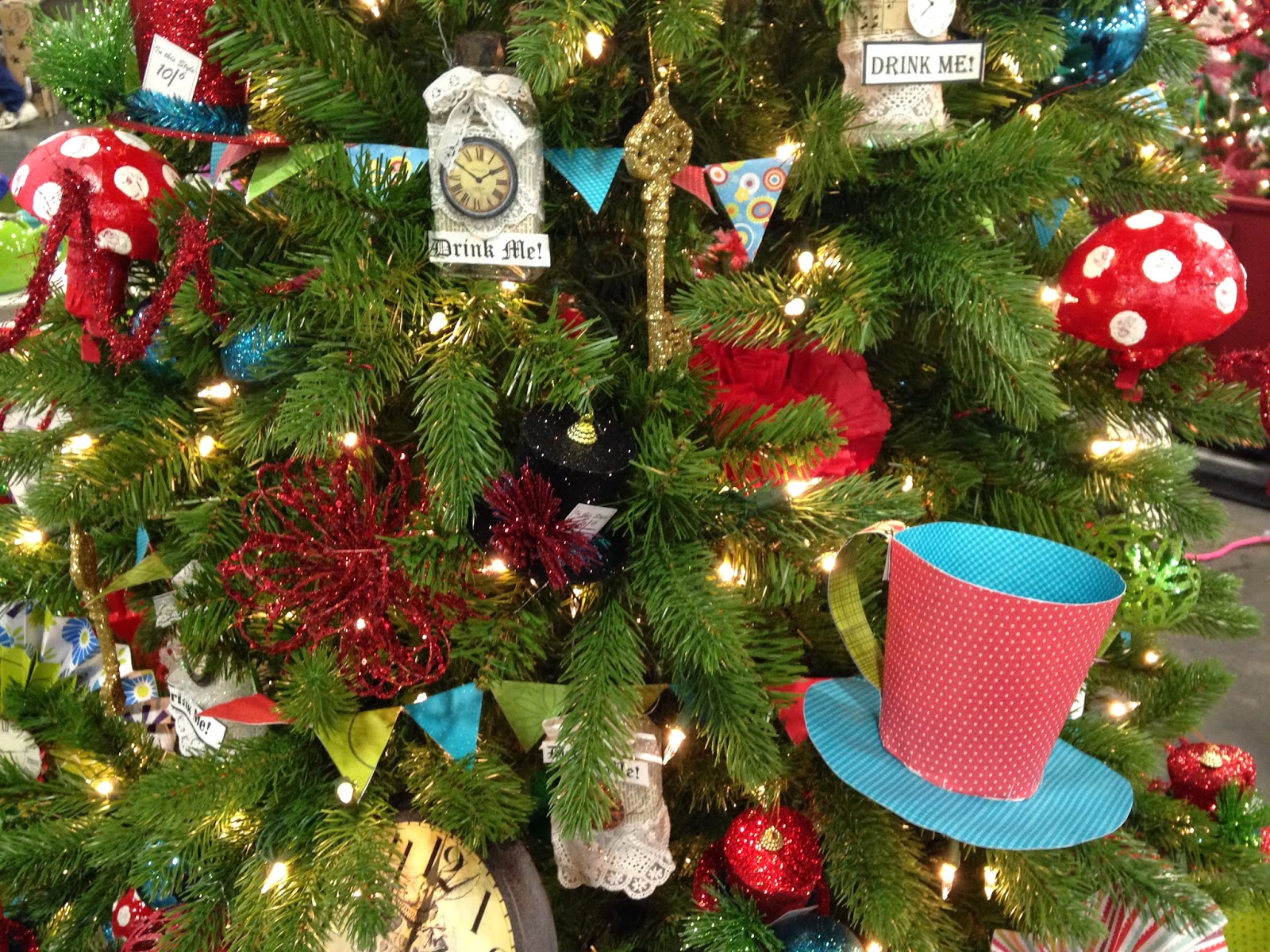 Pollyanna Reinvents: Mad Hatter's Tea Party Christmas Tree