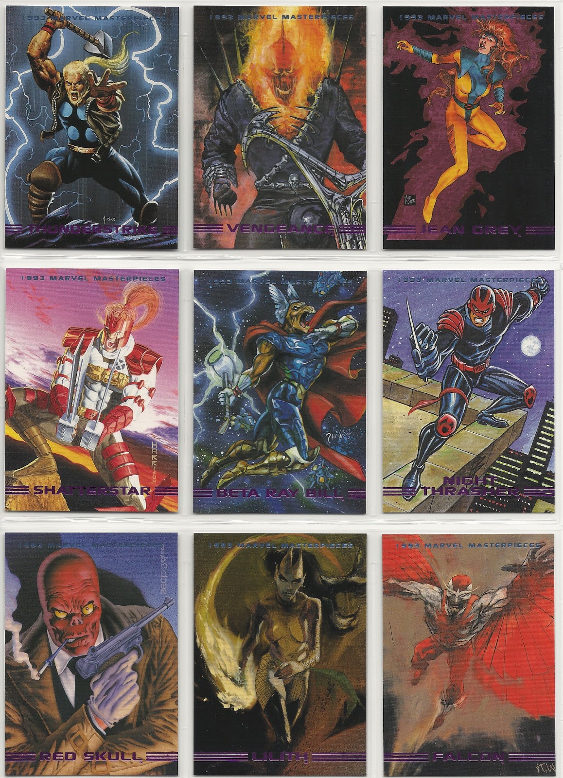 1993 MARVEL MASTERPIECES