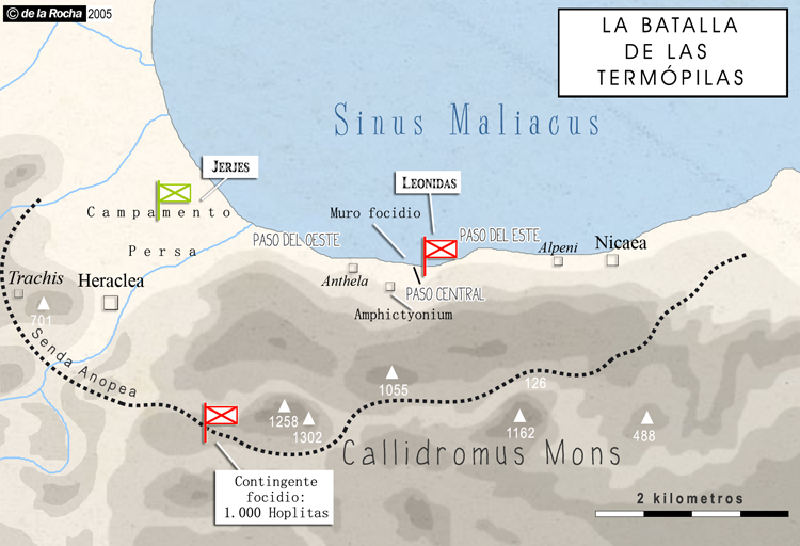 La Batalla de las Termópilas