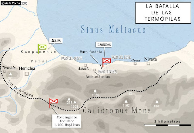 La Batalla de las Termópilas
